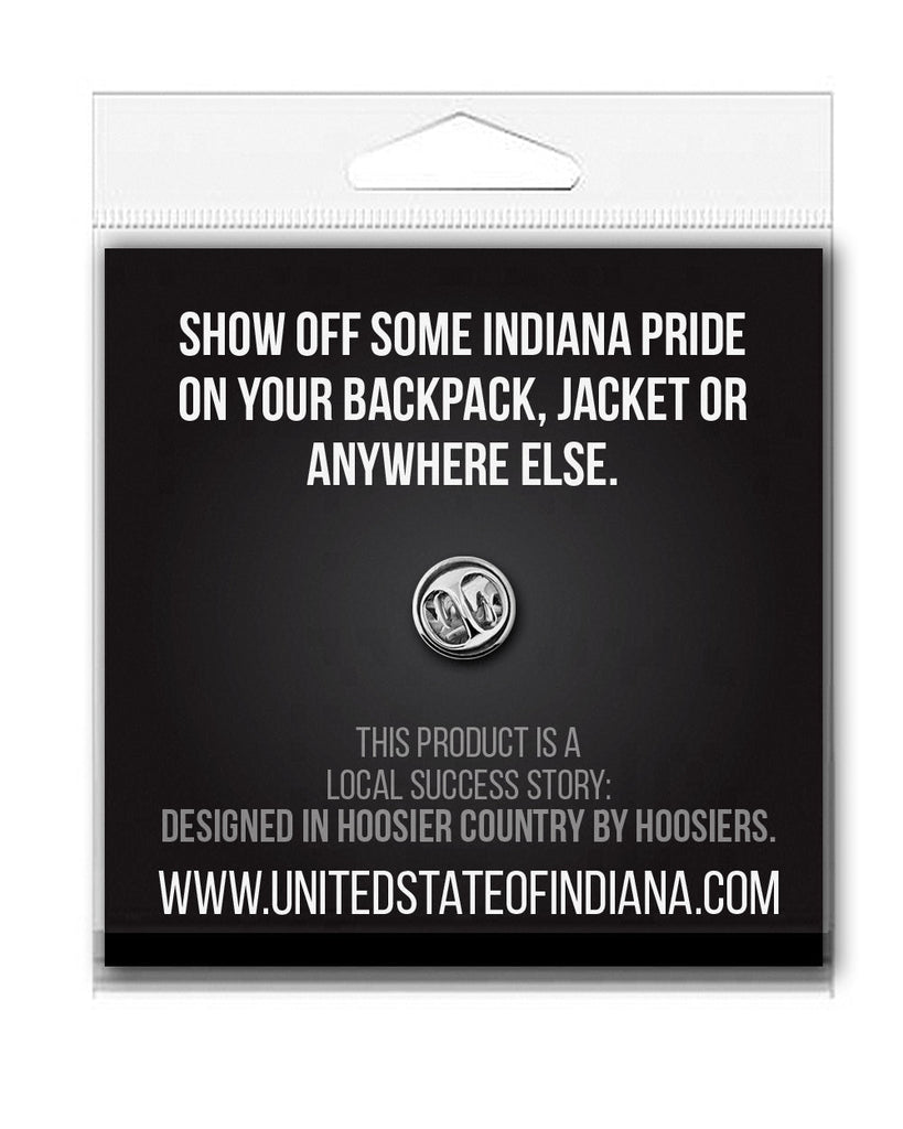 Rainbow Enamel Pin – United State of Indiana