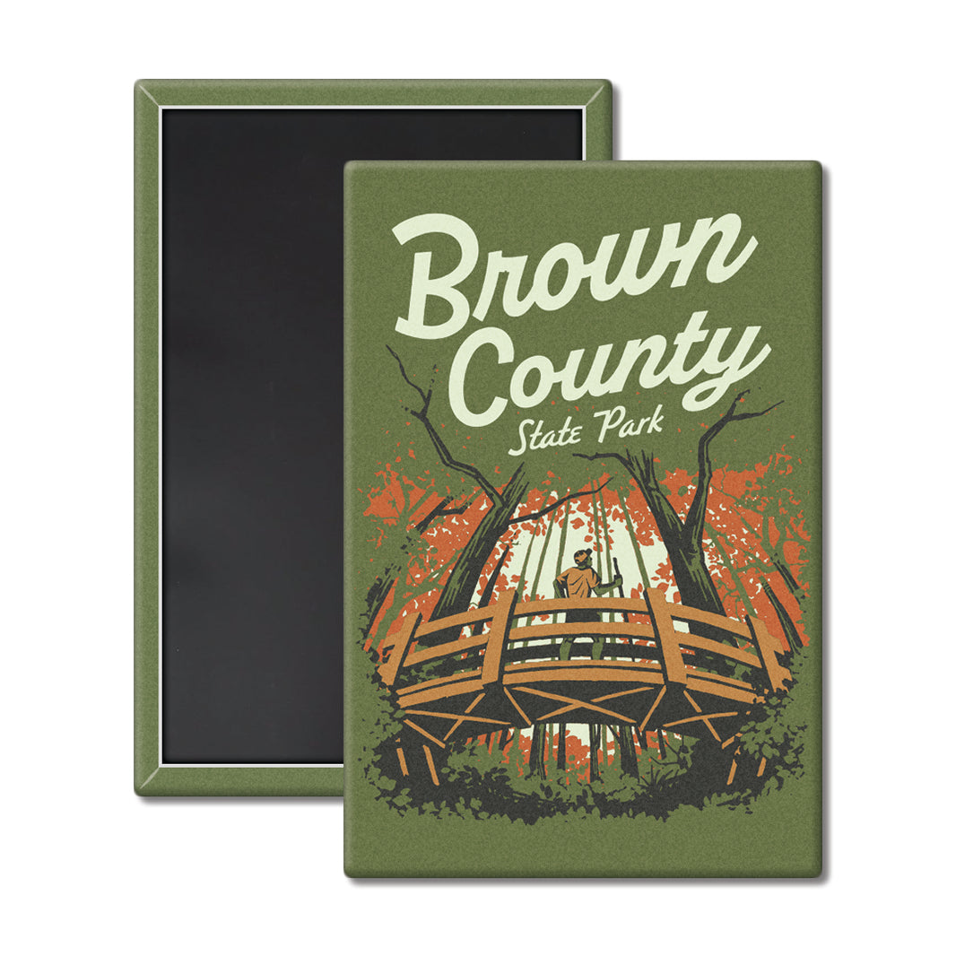 Brown County State Park Poster – United State of Indiana