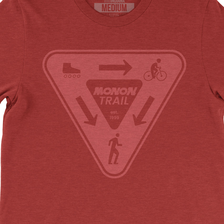 Monon Yield Sign Sticker – United State of Indiana
