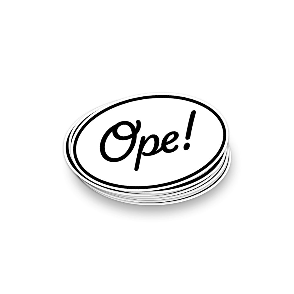 Ope! Sticker – United State of Indiana