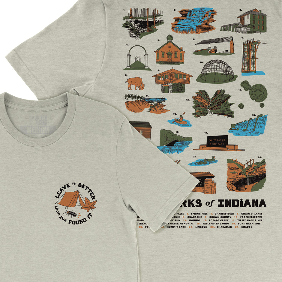 Indiana State Parks Tees & Gifts – United State of Indiana