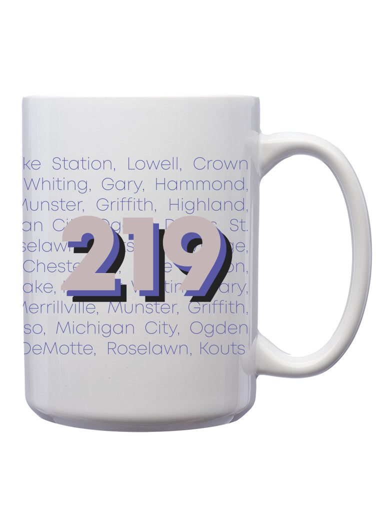 219 Area Code Mug – United State of Indiana