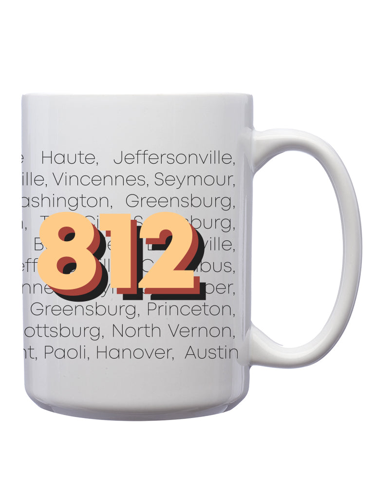 812 Area Code Mug – United State of Indiana